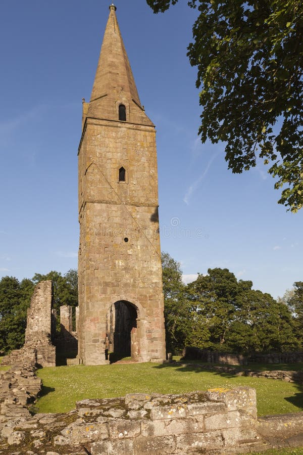 Restenneth Priory Ruins in Angus, Scotland. Stock Photo - Image of ...