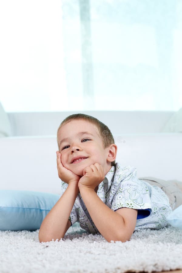Restful boy stock image. Image of laziness, lazy, leisure - 56448445