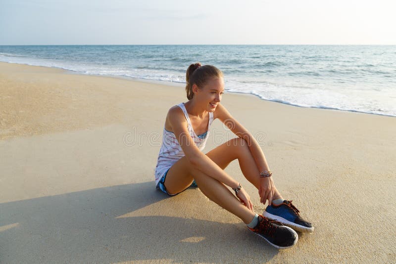 Resting after exercise stock photo. Image of athletic - 89423104