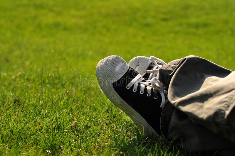 Resting Feet stock image. Image of green, resting, rest - 4890601