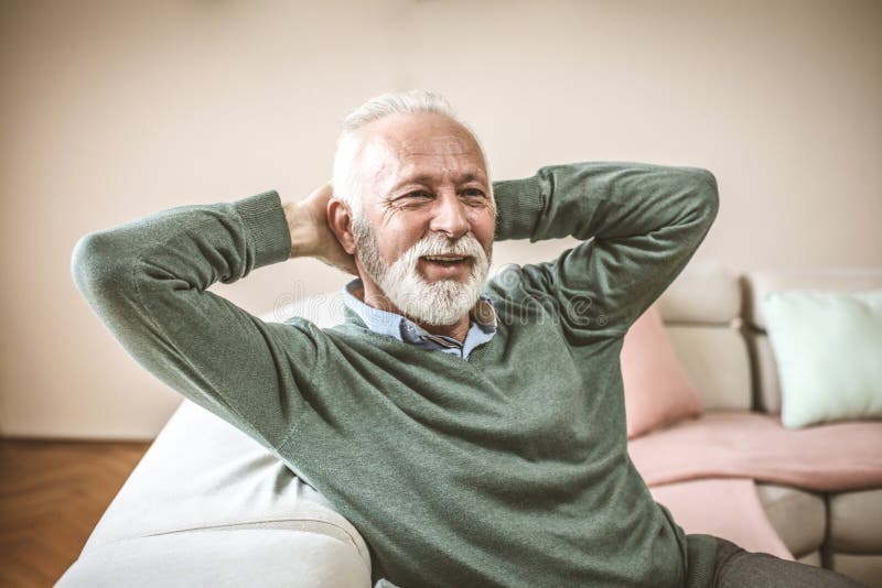 Resting at home. stock image. Image of home, living - 119964009