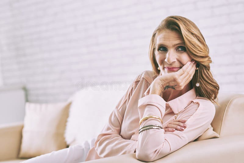 Resting at home stock image. Image of caucasian, healthy - 61389343