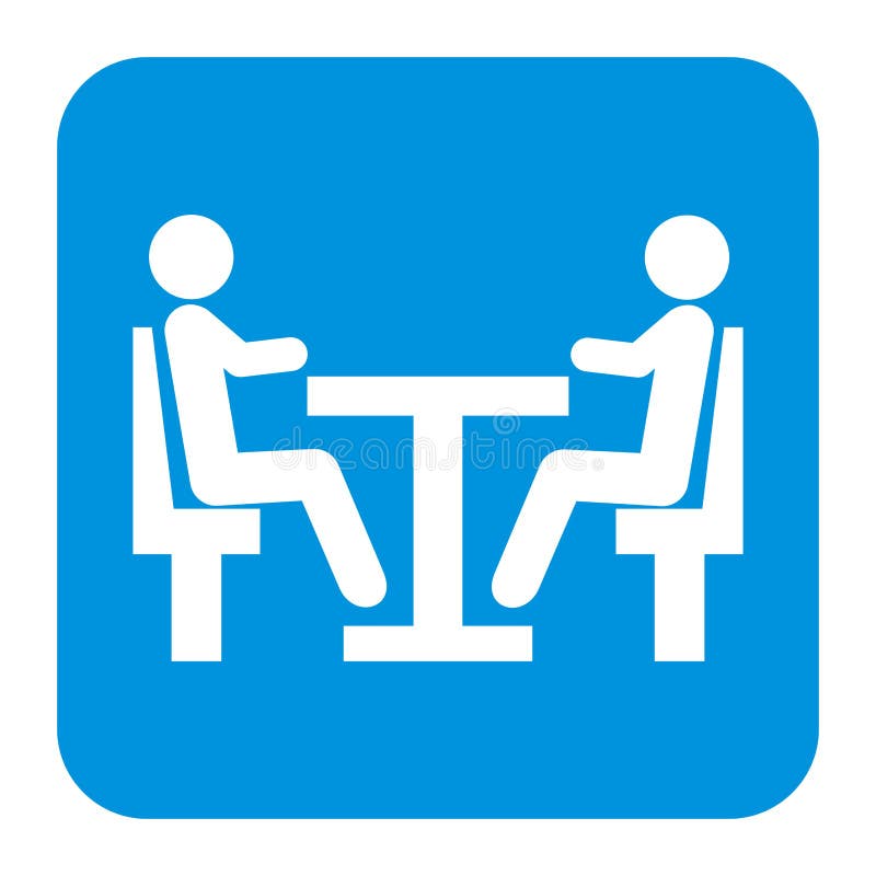 Resting Place for Motorists, Road Sign, Vector Illustration Stock ...