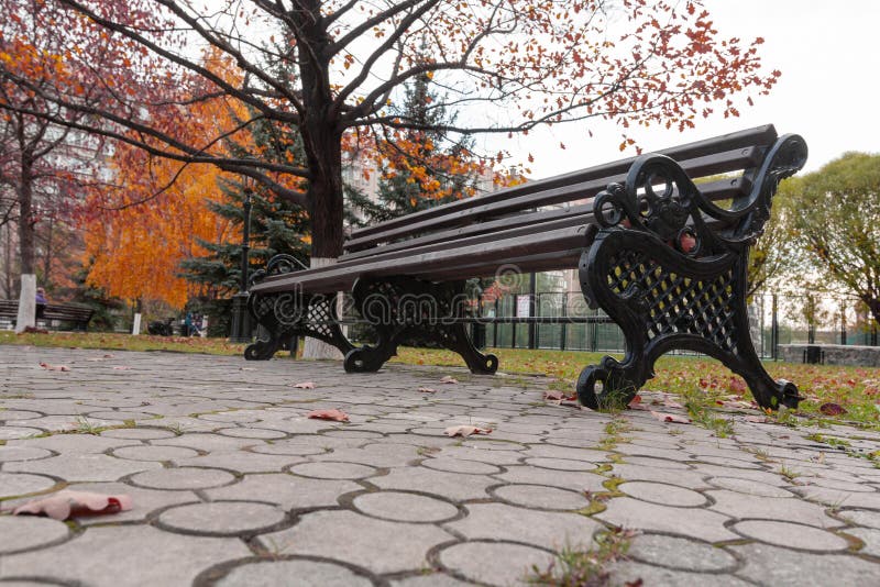 Resting Place in Front of a Multi-storey Building Stock Photo - Image ...