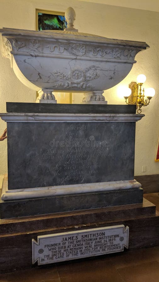 Resting Place James Smithson Editorial Stock Photo - Image of rest ...