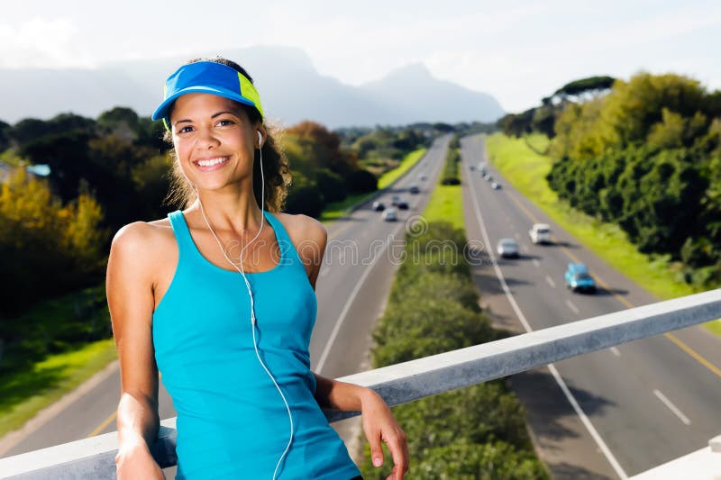 Resting pretty runner stock photo. Image of outdoors - 25069054