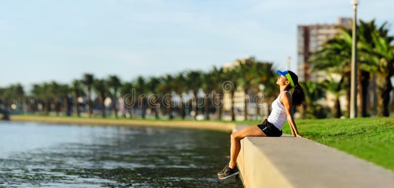 Resting runner stock image. Image of leisure, person - 25746347
