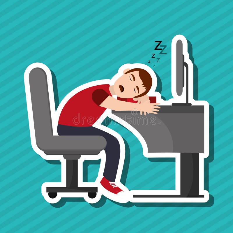 Resting and sleep design stock vector. Illustration of attractive ...