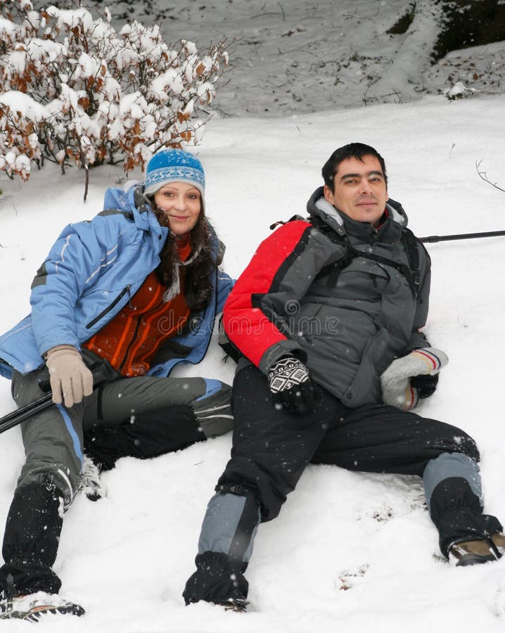Resting in snow stock image. Image of gear, funny, playing - 18002057