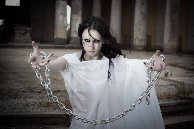 Restless ghost stock image. Image of mourning, solitude - 25621375