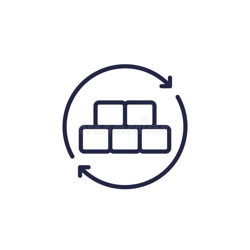 Replenish Inventory Line Icon Stock Illustrations – 18 Replenish ...