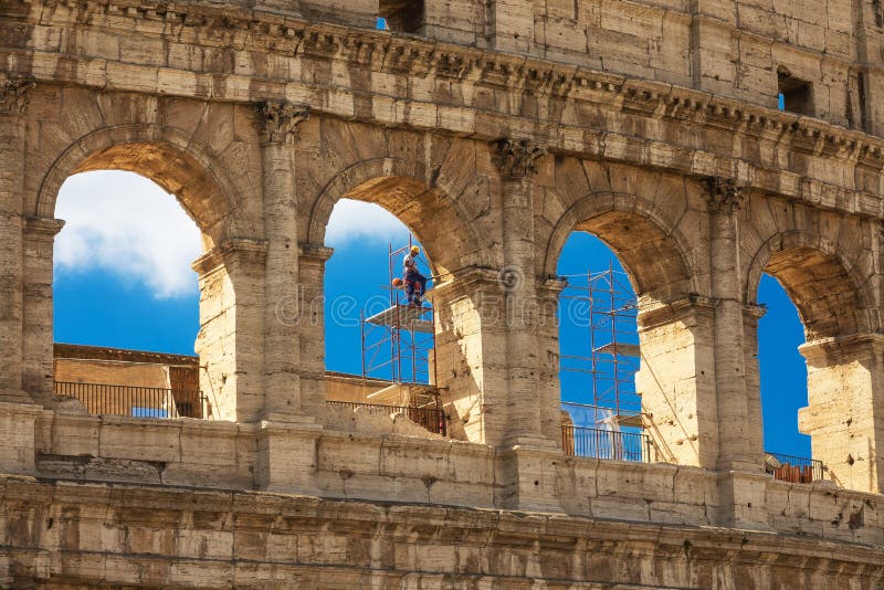 Restoration of the editorial stock photo. Image of history - 142421023