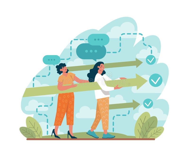 Restoration Concept. Post Crisis Growth or Recovery Stock Vector ...