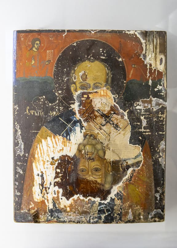 Restoration of the Face of an Ancient Icon from Under the Layer on ...
