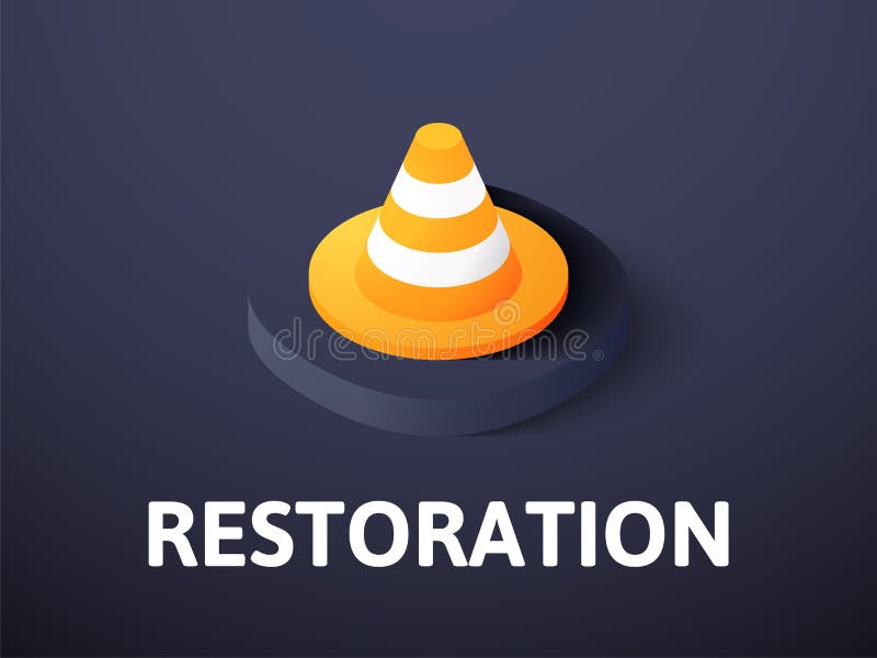 Restoration Icon in Different Style Stock Vector - Illustration of ...