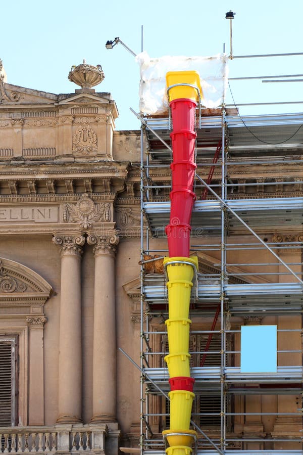 Restoration Site, Stone Blocks, Numbered Stock Image - Image of ...