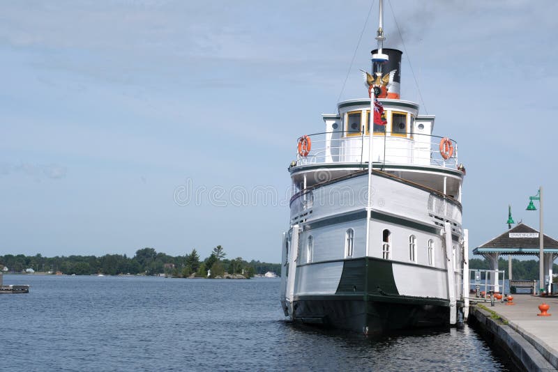 Restored Steam Powered Cruise Ship Stock Photo - Image of canada, boat ...