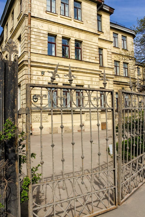 Old gate to the building stock photo. Image of travel - 152683202