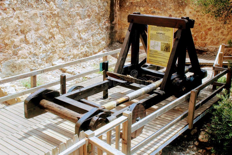 The Restored Catapult in Alanya Castle Alanya, Turkey Editorial Photo ...