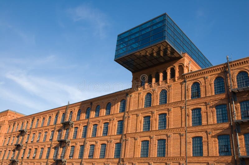 Restored Historic Factory Building Stock Photo - Image of plant ...
