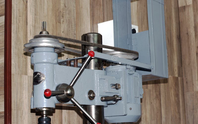 Restored Old Soviet Drilling Machine. Stock Image - Image of soviet ...