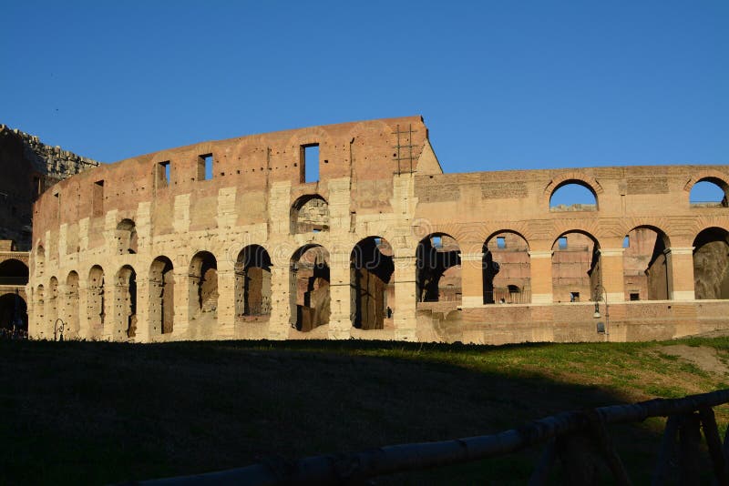 Restored Building In The Ancient Roman Forum Stock Photo - Image of ...