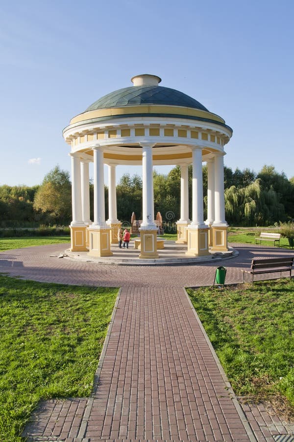 The restored stone arbo stock photo. Image of museum - 19231576