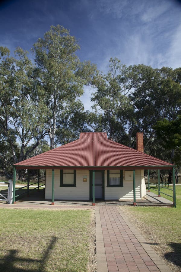 Restored Timber And Tin Cottage From 1930s Stock Photo - Image of ...
