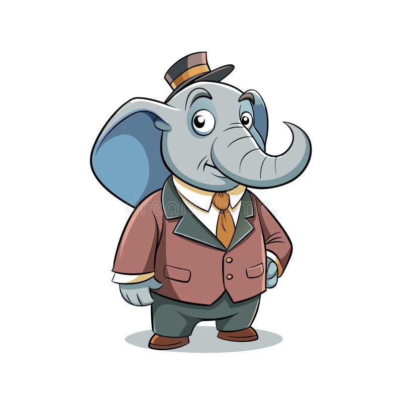 Restoring Health of a Disoriented Elephant Stock Photo - Illustration ...