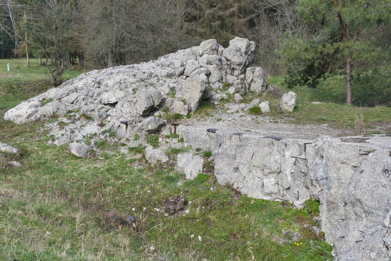 Restos De La Residencia Werwolf De Adolf Hitler Foto de archivo ...
