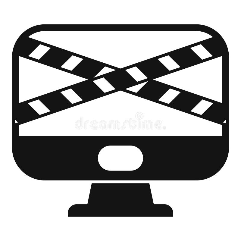 Restricted Access Computer Screen Showing Security Breach Stock Vector ...