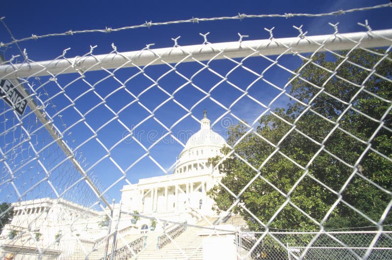 Restricted Access To the Capitol Building Post 9/11, Washington D.C ...