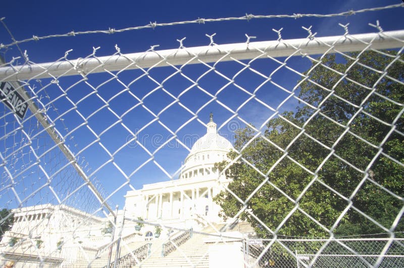 Restricted Access To the Capitol Building Post 9/11, Washington D.C ...