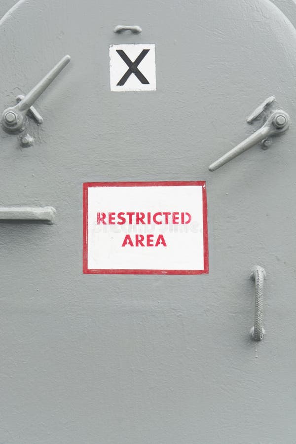 Restricted area stock image. Image of hazard, security - 31198867