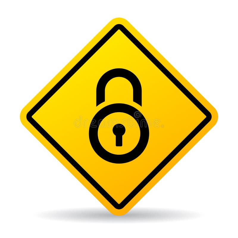 Restricted lock sign stock vector. Illustration of background - 80282741