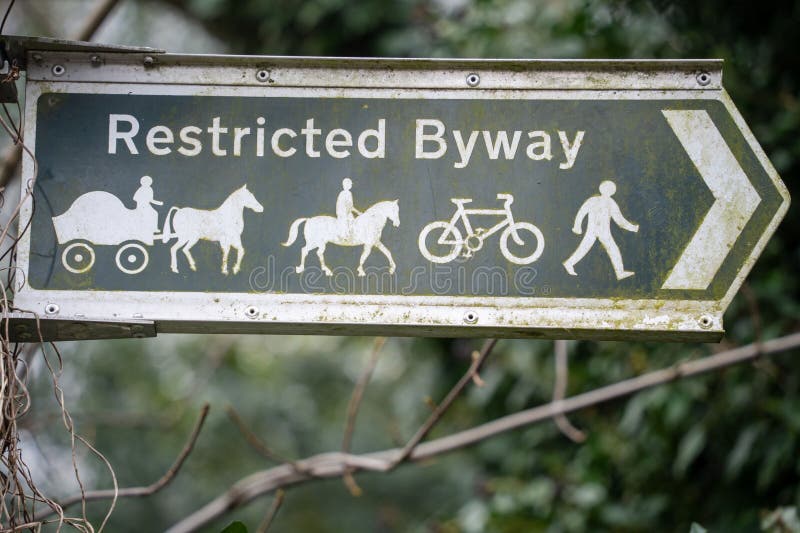 A Restricted Byway, or Public Bridleway, Accessible on Foot, Bicycle ... A Restricted Byway, or Public Bridleway, Accessible on Foot, Bicycle ...