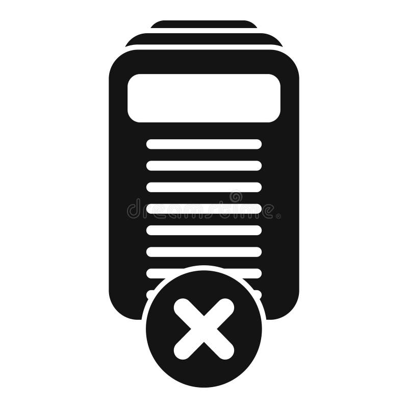 Restricted Content Icon Simple Vector. Data Cloud Process Stock ...