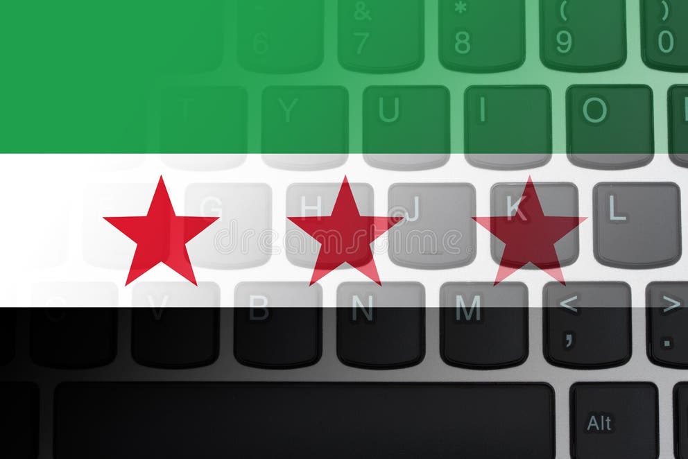 Restricted Internet Access in Syria Stock Illustration - Illustration ...
