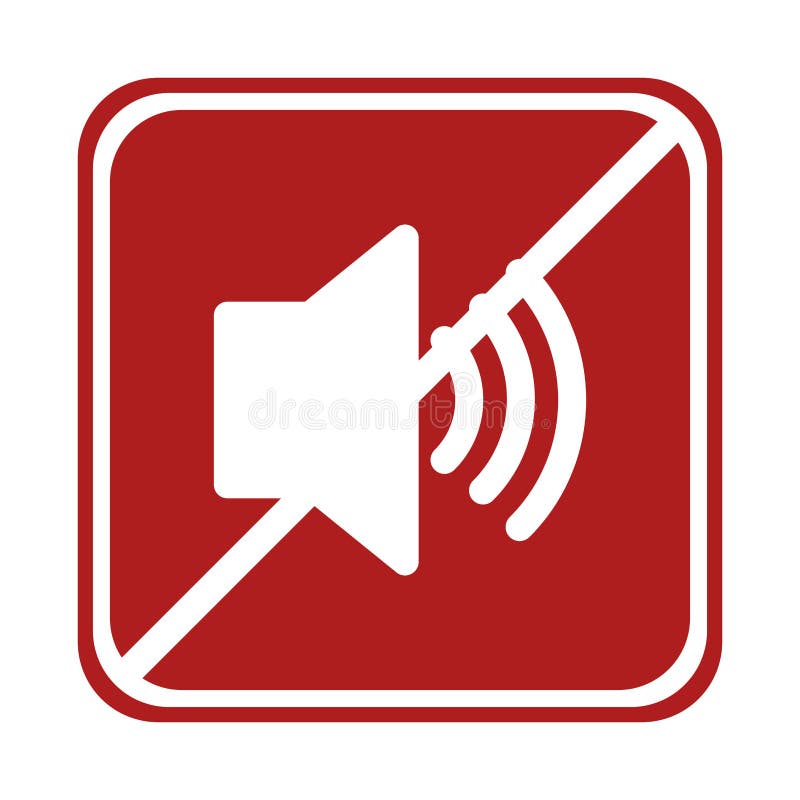 Restricted Music Notes Composite Square Sign Stock Illustration ...