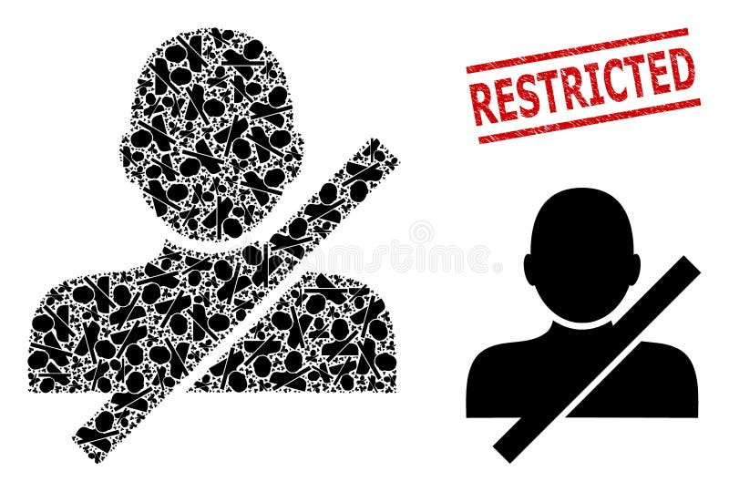 Distress Cat Stamp Seal and Geometric Cat Mosaic Stock Vector ...