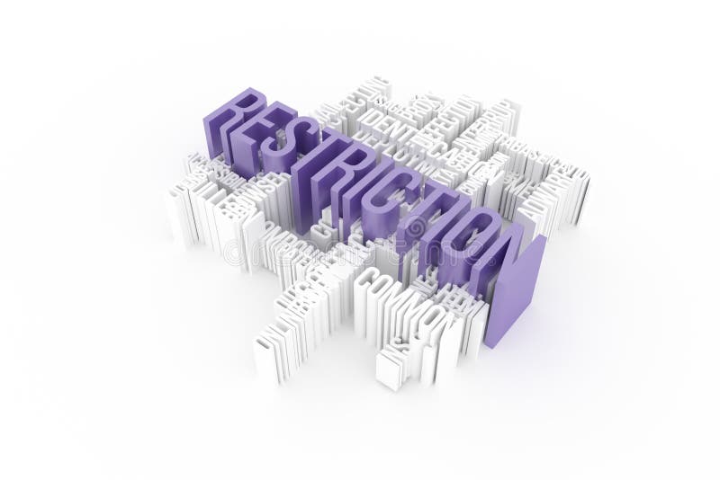 Words Restriction Stock Illustrations – 271 Words Restriction Stock ...