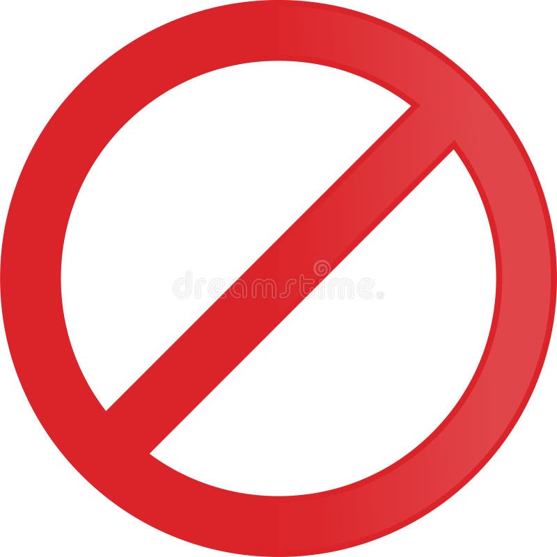 No Entry Restriction Sign Forbiding Parking Etc Stock Vector ...