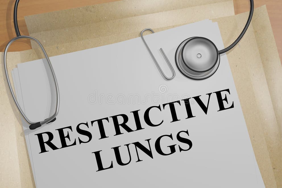 Restrictive Lungs - Medical Concept Stock Illustration - Illustration ...