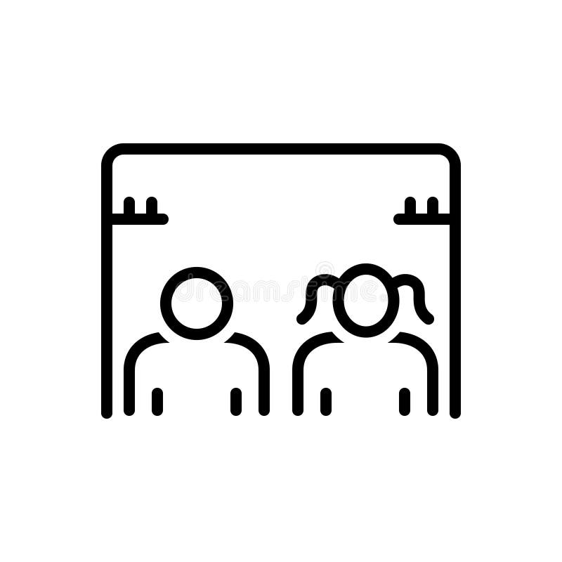 Black Line Icon Restroom Stock Illustrations – 4,396 Black Line Icon ...