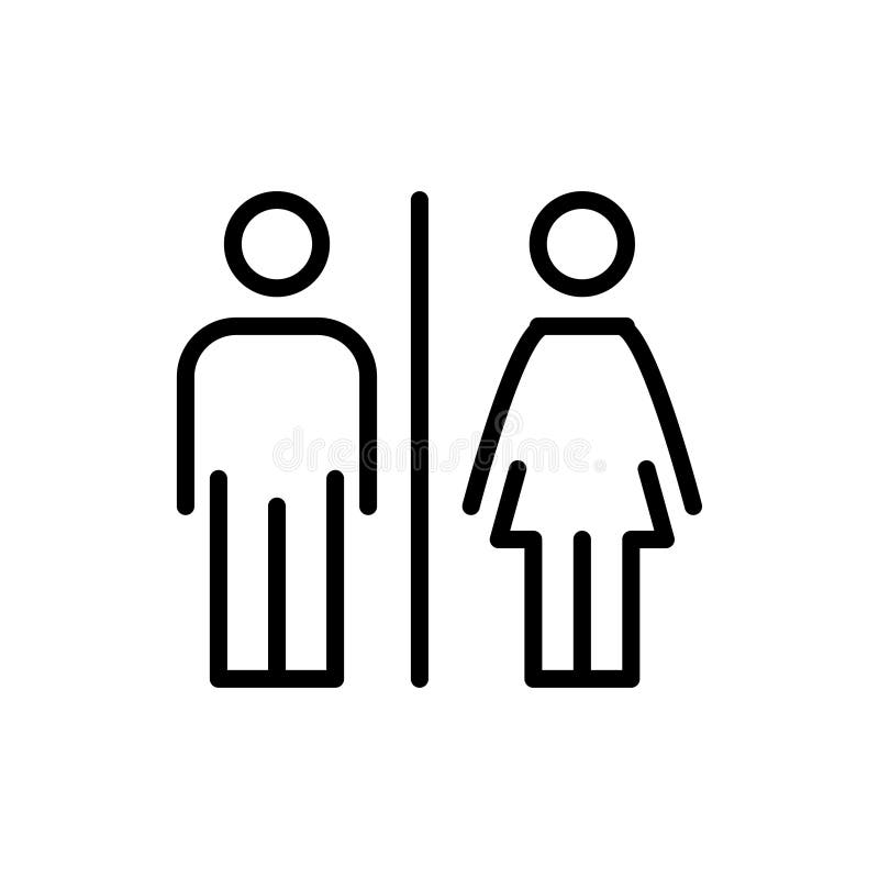 Restroom Icon Flat Vector Template Design Trendy Stock Vector ...