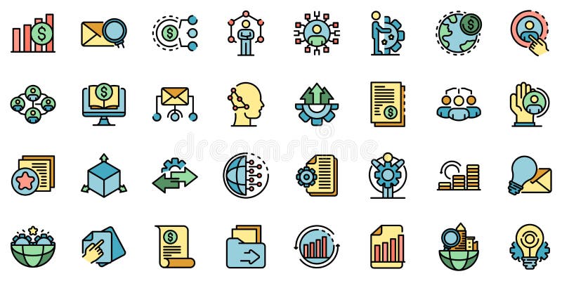 Restructuring Line Icon. Business Architecture Sign. Vector Stock ...