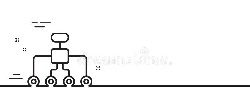Restructuring Line Icon. Business Architecture Sign. Vector Stock ...