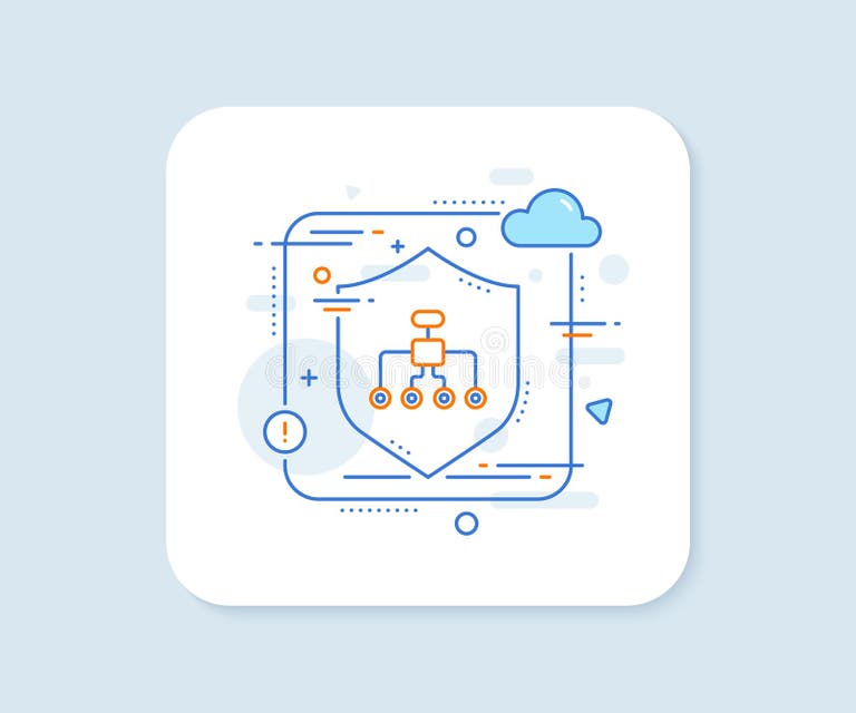 Restructuring Line Icon. Business Architecture Sign. Vector Stock ...
