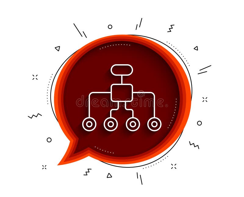 Restructuring Line Icon. Business Architecture Sign. Vector Stock ...