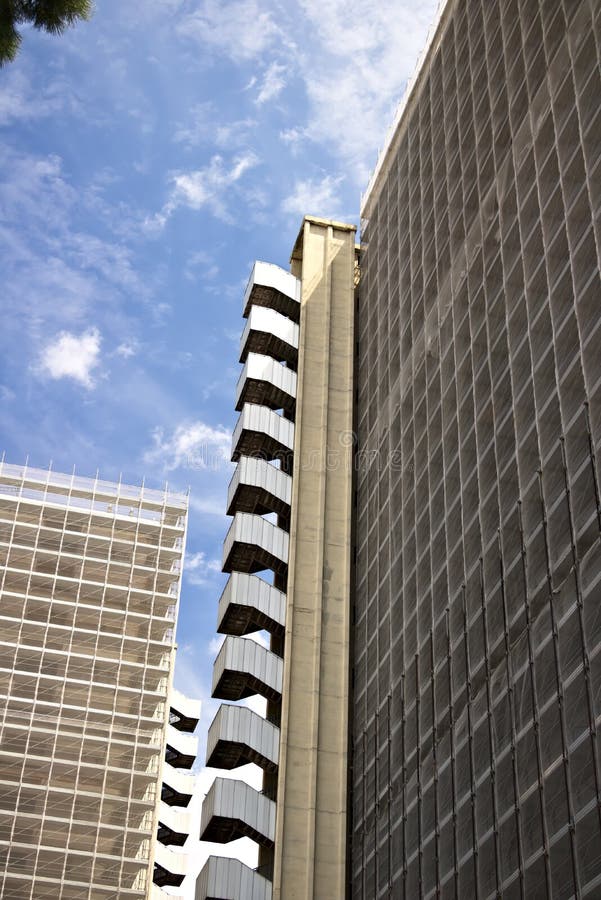 Restructuring of an Office Building Stock Photo - Image of building ...